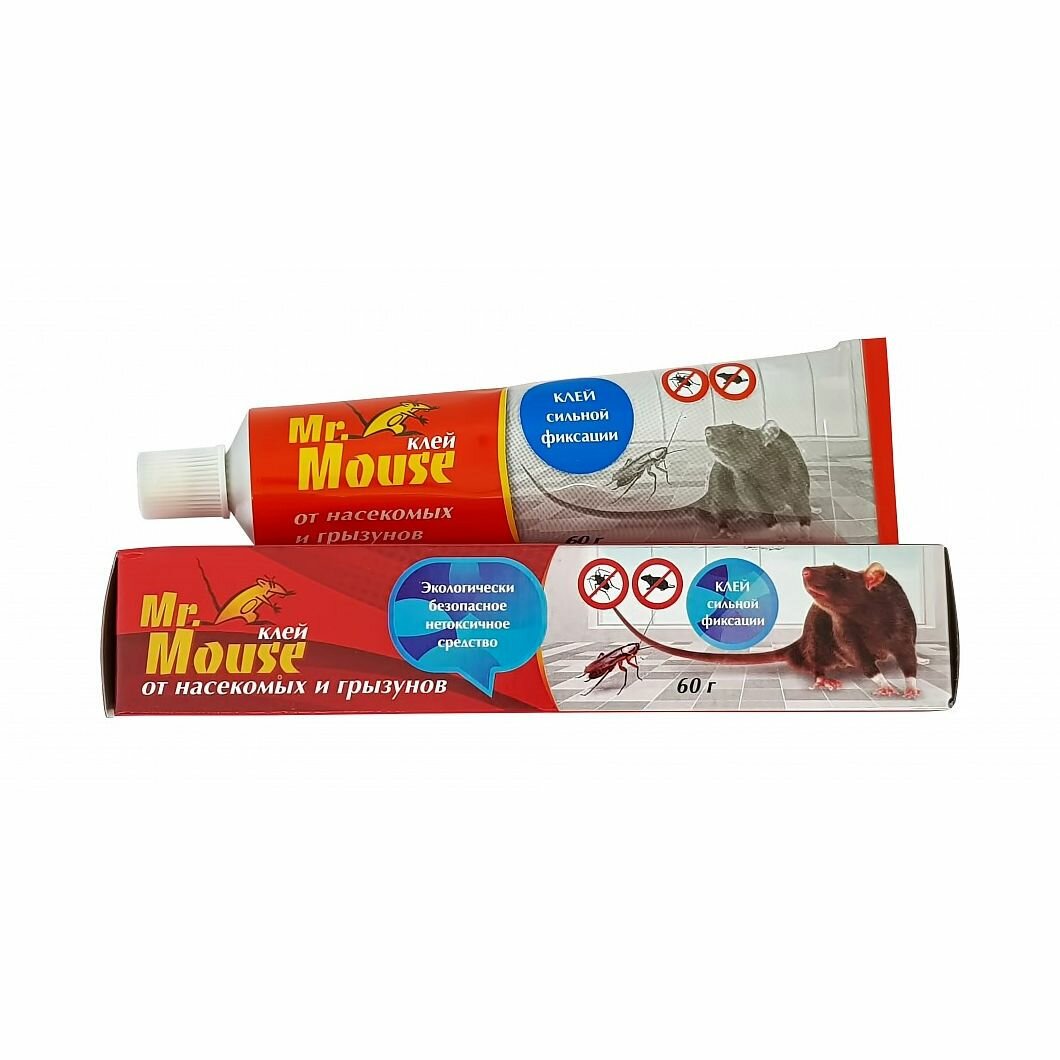 Клей Mr.Mouse от насекомых и грызунов 60гр