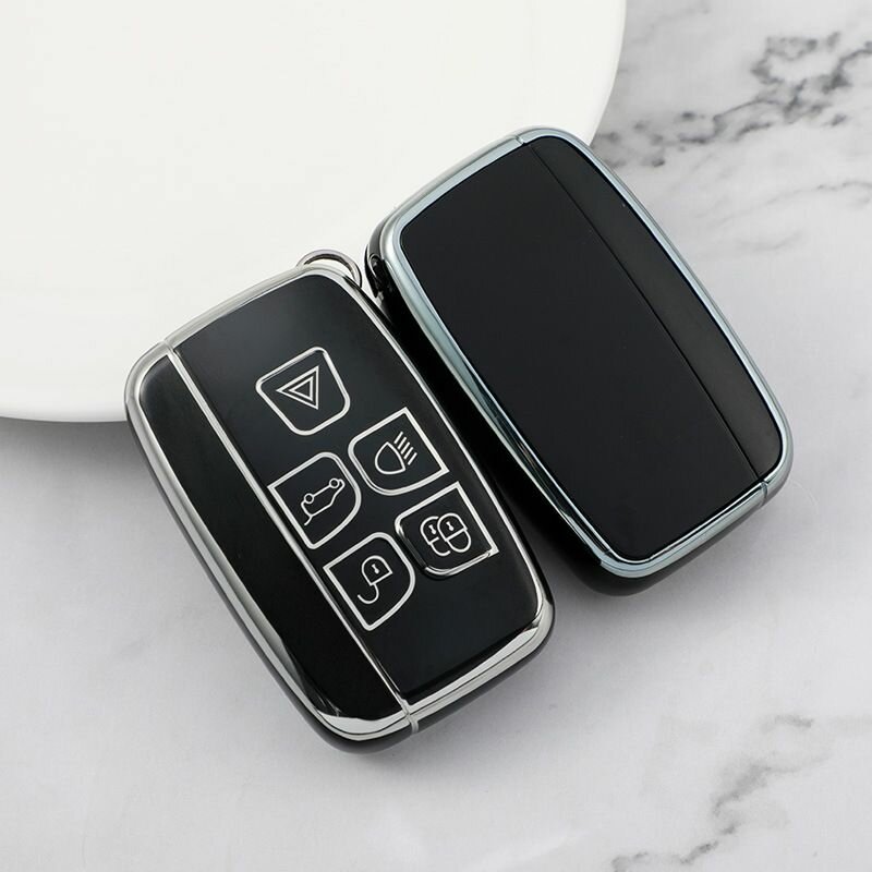 Силиконовый чехол для ключа Land Rover Range Rover Jaguar черный