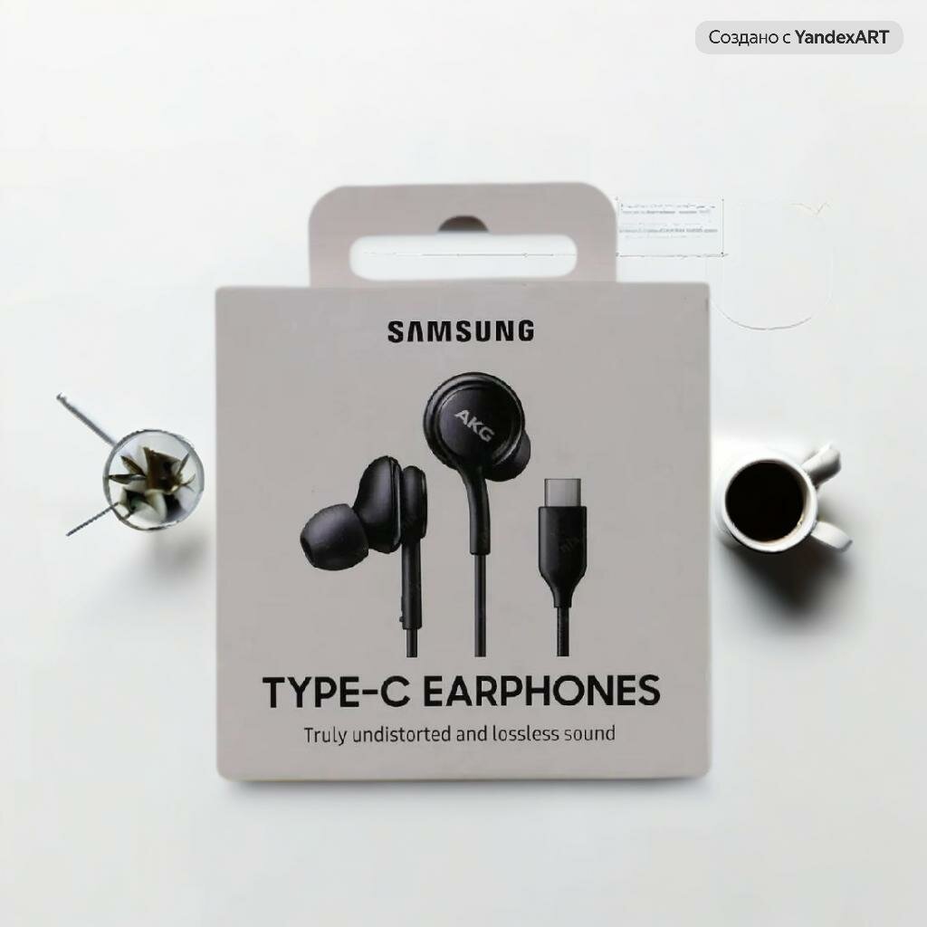 Наушники Samsung Type-C Sound by AKG, проводные, внутриканальные, черные