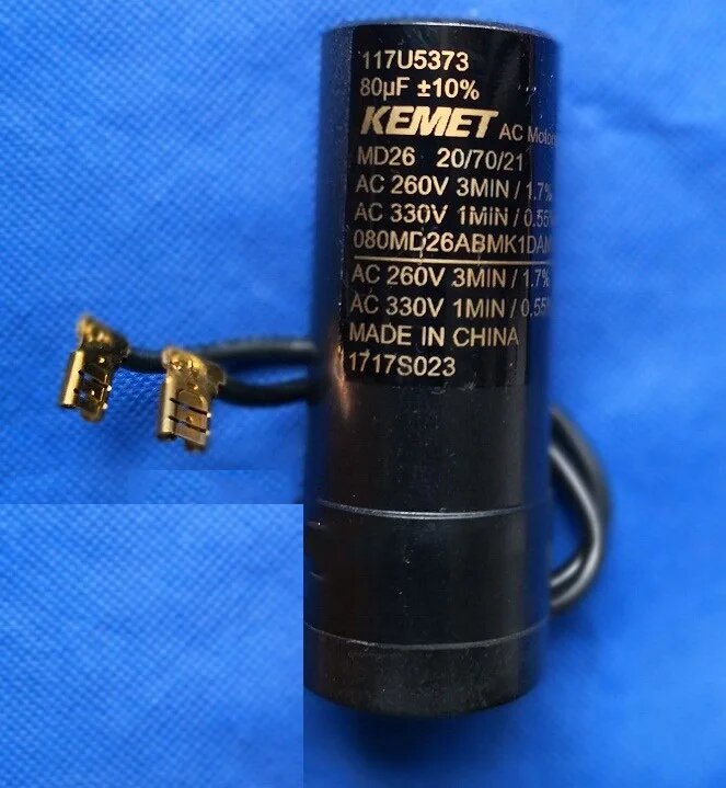 117U5373 Danfoss компрессорный конденсатор 80UF117U5373 стартовый конденсатор с алюминиевой крышкой, Бег конденсатор с алюминиевой крышкой
