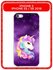 Чехол на Apple iPhone 5/5S/SE / Айфон 5/5S/SE с принтом "Кудрявый единорог"