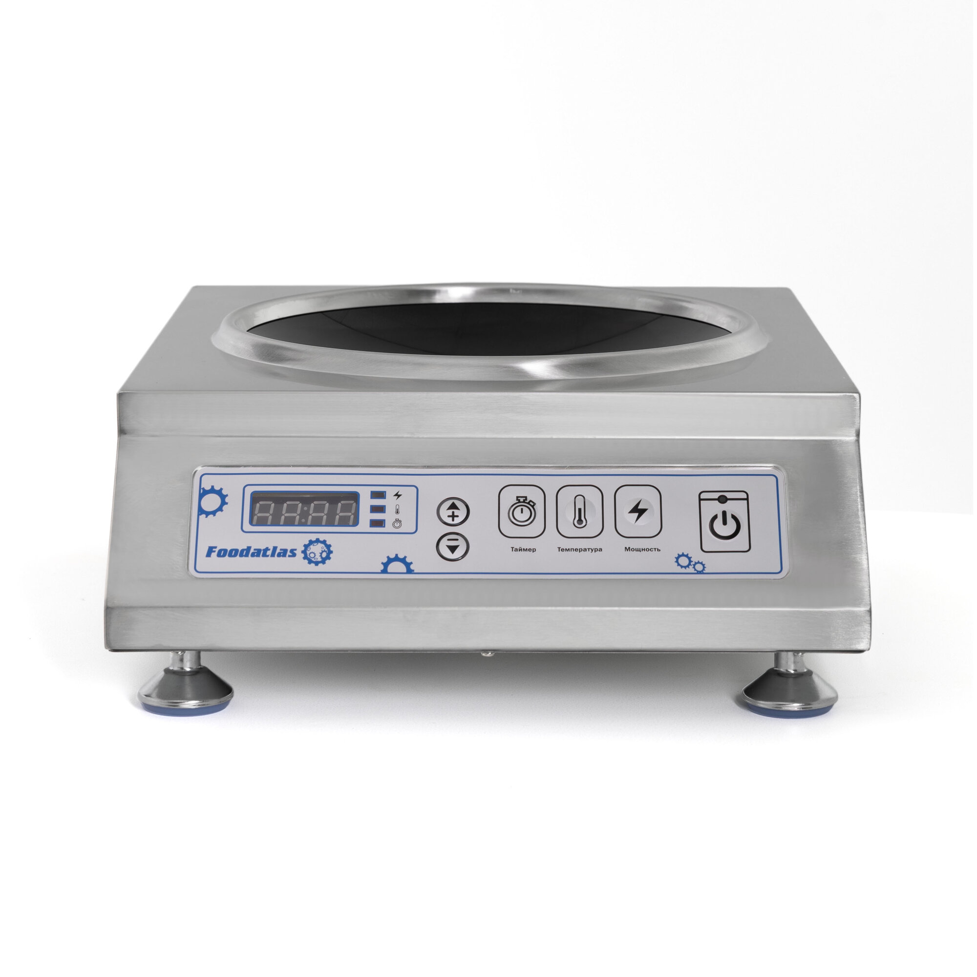 Индукционная плита Foodatlas "FA-3500W", настольная, для WOK, стеклокерамика, 3,5кВт, таймер