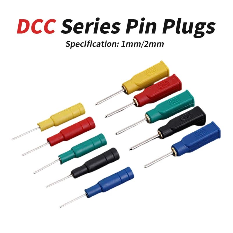 5 шт. Штыревой разъем DCC 10A 1-2 мм для разъема "банан" 4 мм 1mm, Red