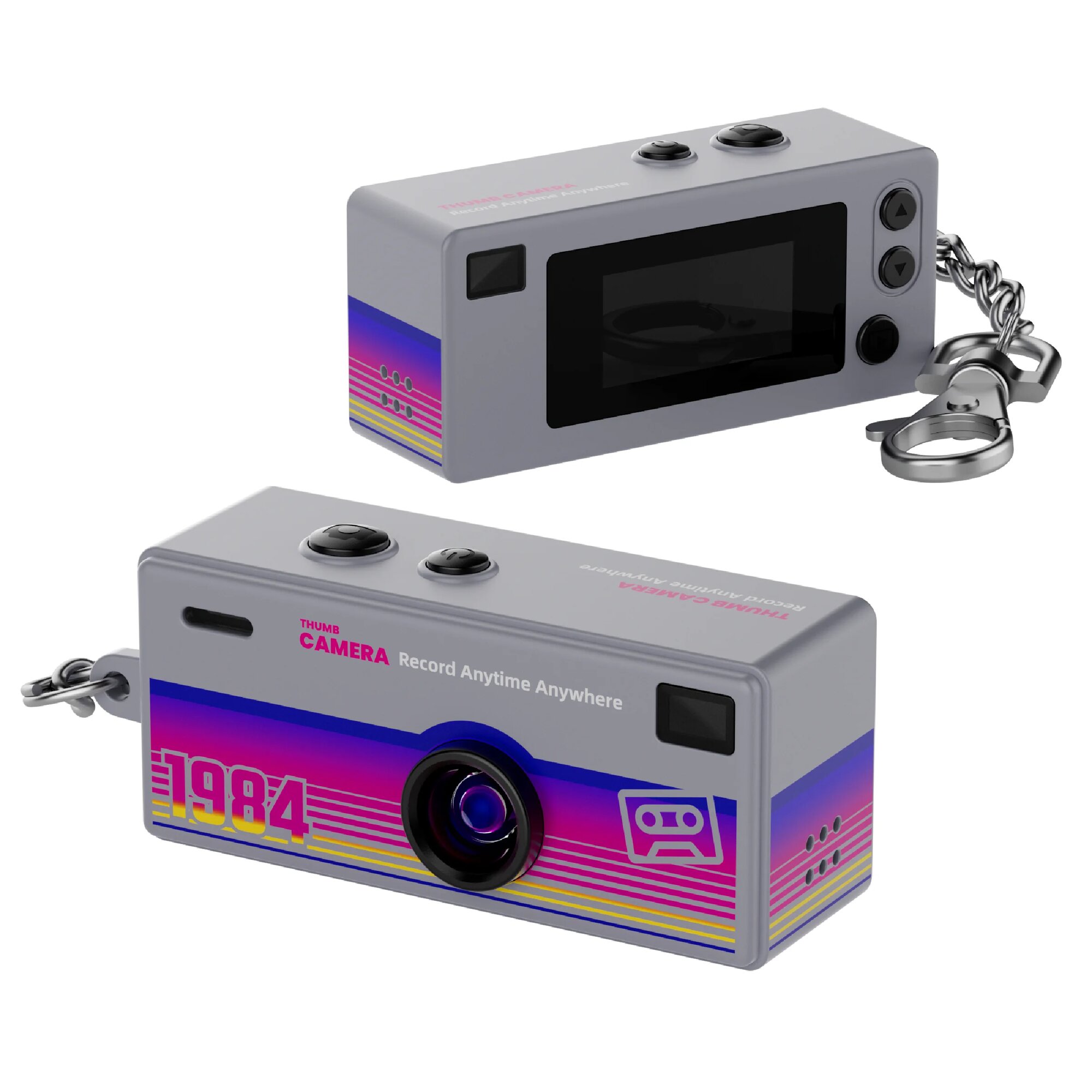 CEYYOR Ретро 1984 мини-видеокамера Gray