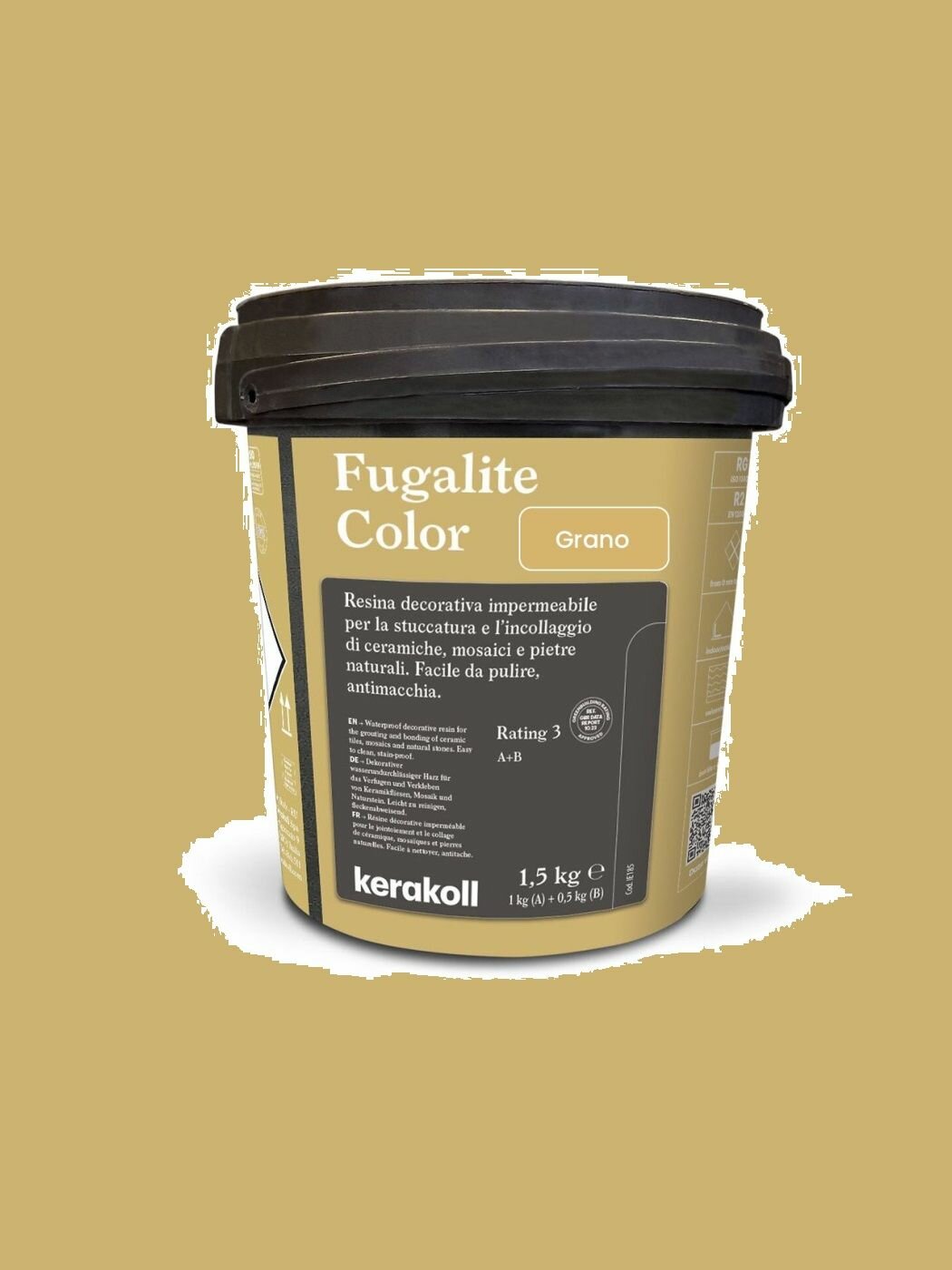 Затирка двухкомпонентная Kerakoll Fugalite Color (1,5кг) Grano