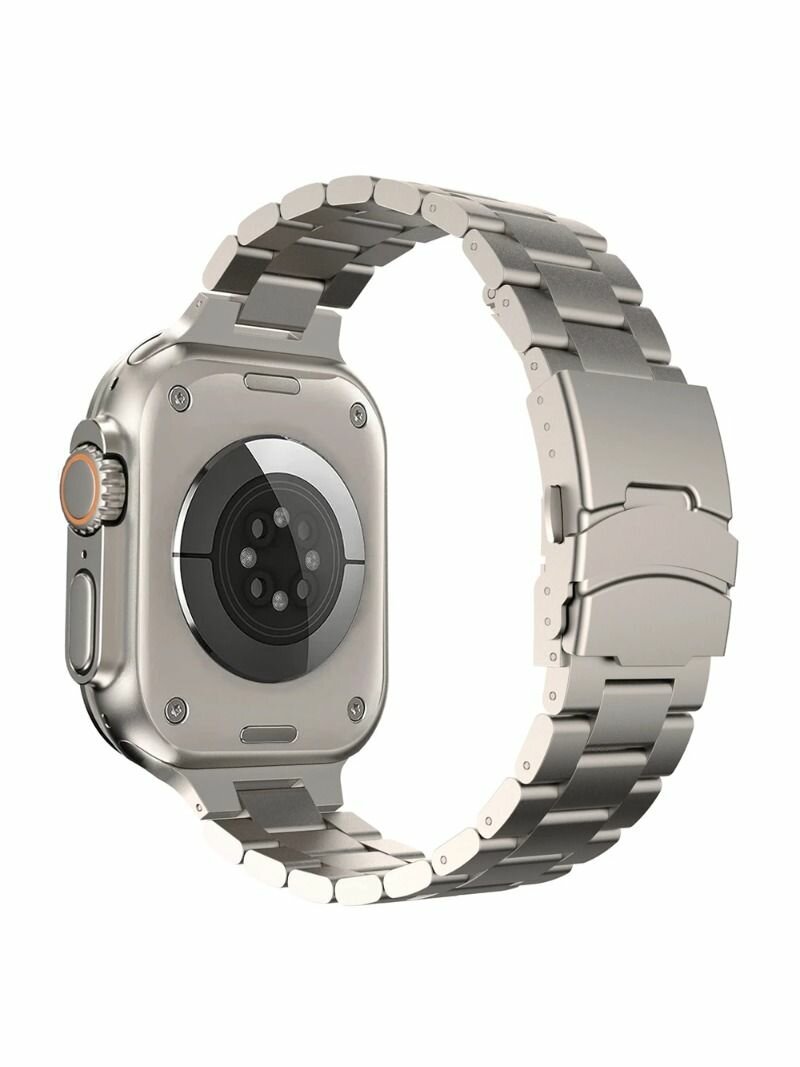 Титановый цветной ремень для Apple Watch серии 11 10 46мм 9 8 44 45мм Металлическая лента IWatch Ultra 3 2 49 мм Браслет