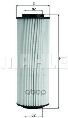 Фильтр масляный Mahle/Knecht арт. OX775D