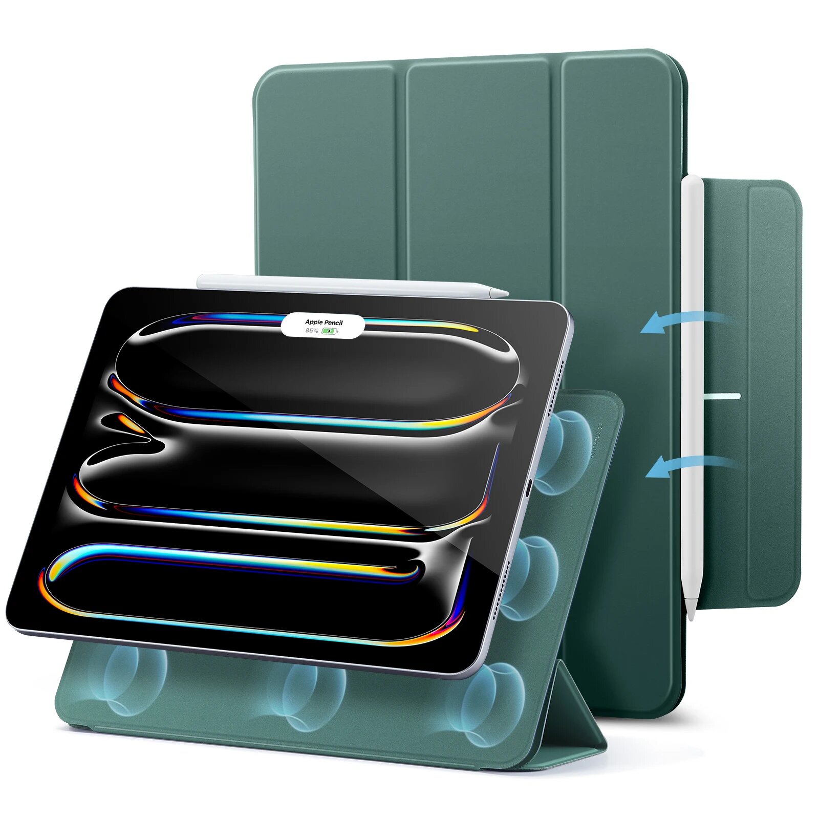 ESR Складной чехол-книжка для iPad Pro 13 дюймов C-green