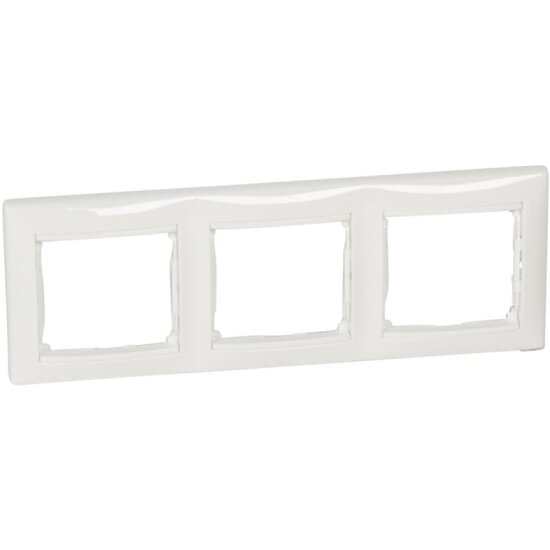 Рамка Legrand Valena 3 поста горизонтальный монтаж, белый (DIY-упаковка), 694242