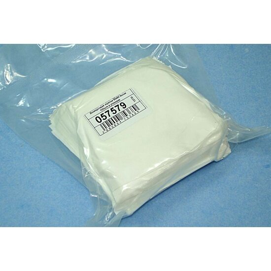 Безворсовая тряпка VB Parts 90х90 белая 100шт в упаковке