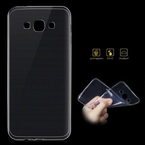 Ультра тонкий силиконовый чехол 0.3 мм для Samsung Galaxy A8