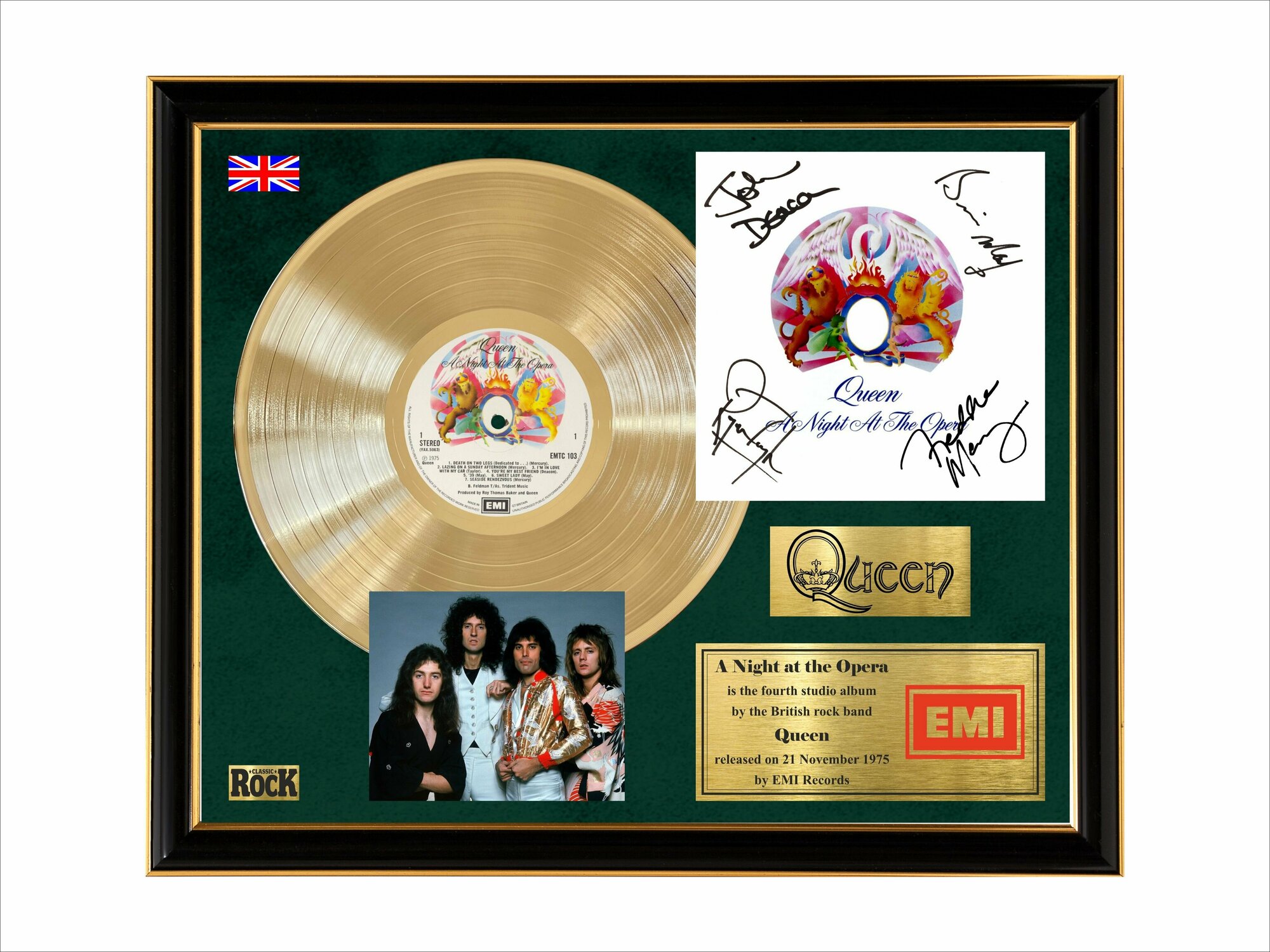 Queen a night at the opera картина с винилом