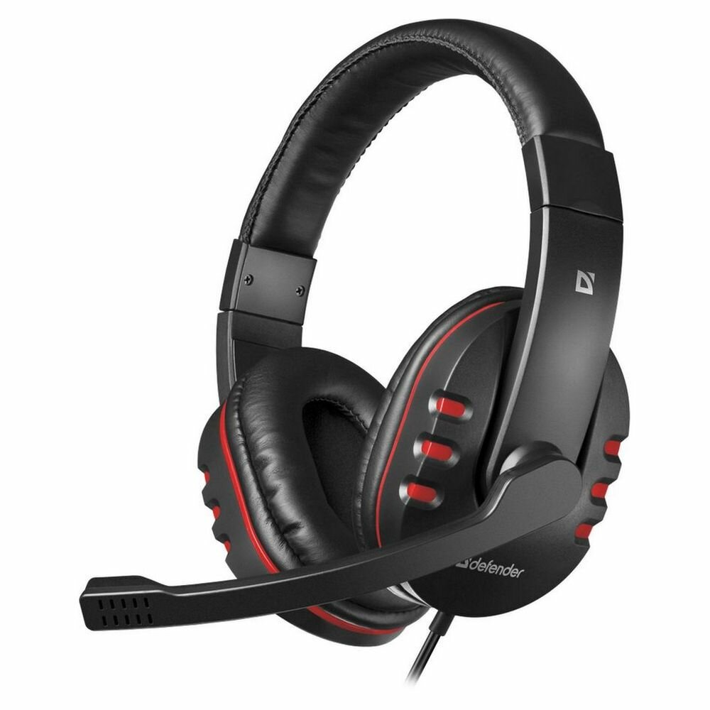 Гарнитура игровая проводная DEFENDER Warhead G-160 black (2xJack 3.5mm, кабель 2.5м) (64113)