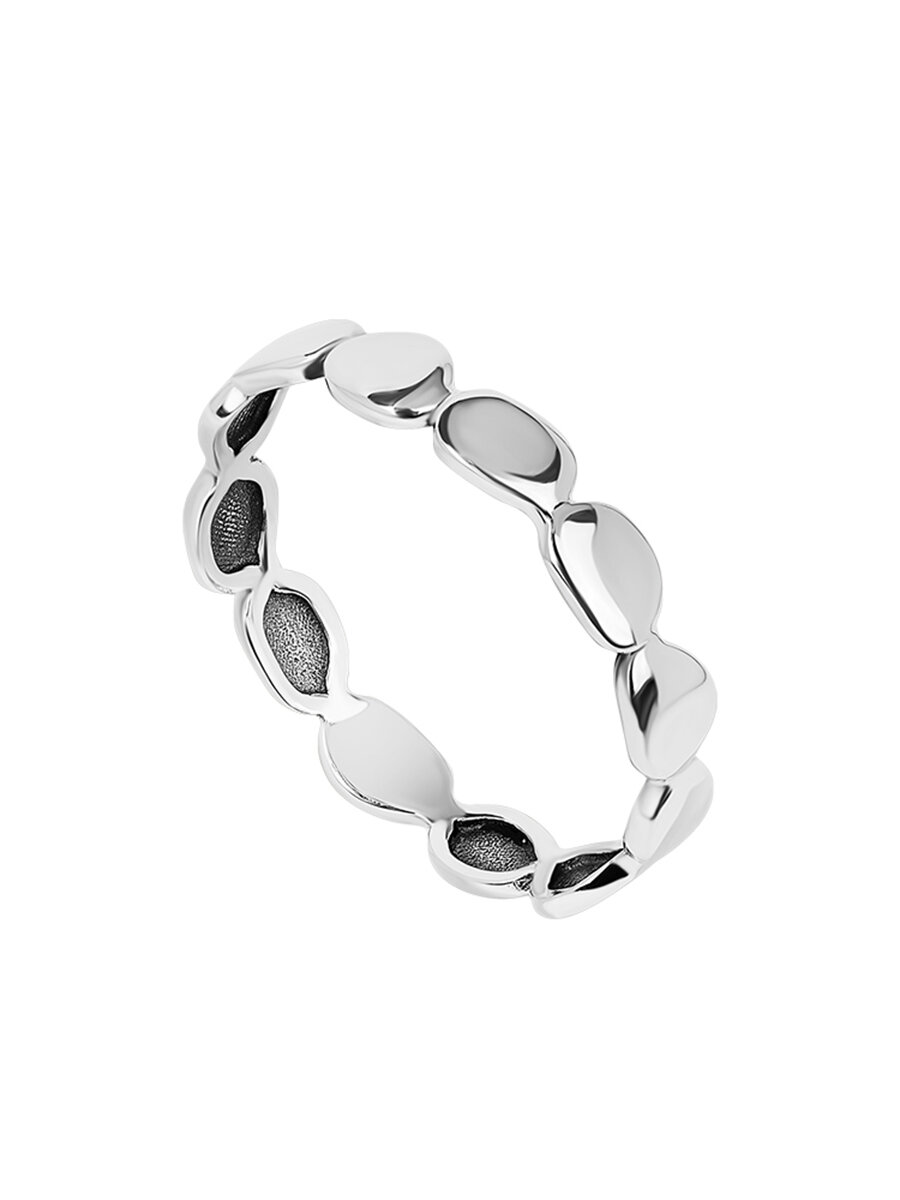 Кольцо, серебро, 925 проба, чернение