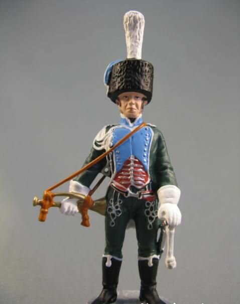 Оловянный солдатик 54мм, Трубач роты ордонансовых жандармов, 1807 г Франция