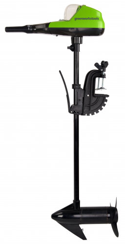 Лодочный мотор Greenworks аккумуляторный 9000207 40V 25 кг без АКБ и ЗУ