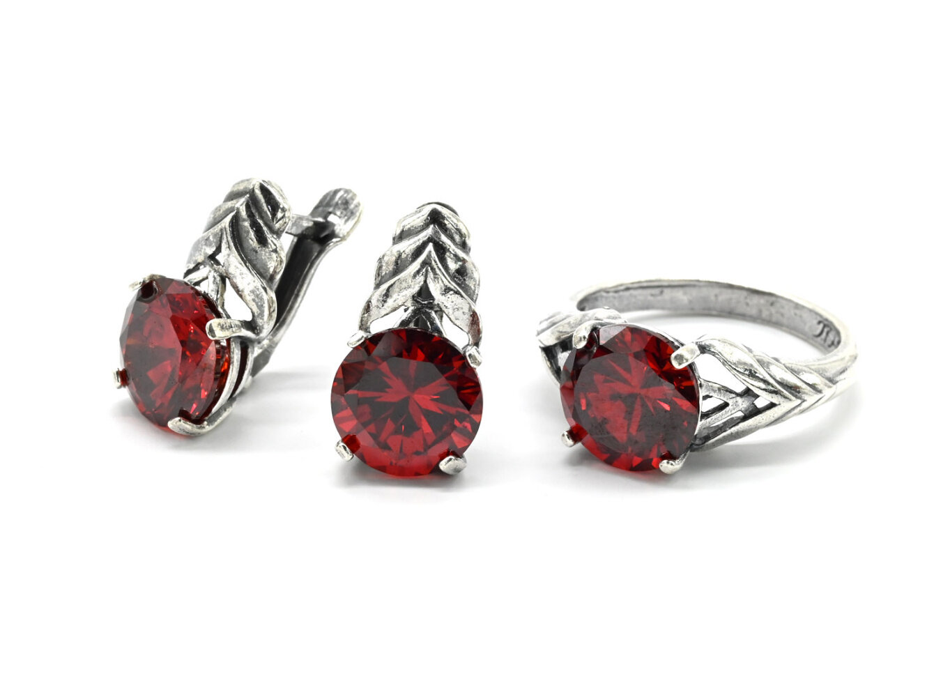 Серьги, циркон