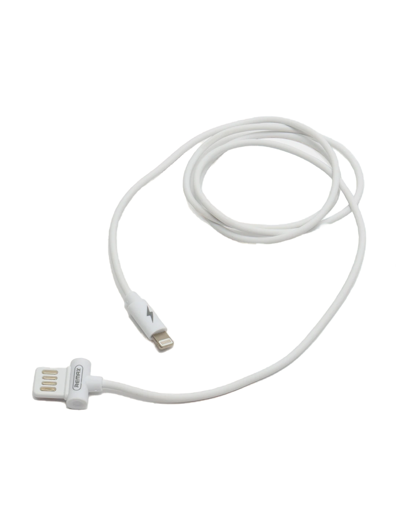 USB кабель Remax Waist Drum Series Cable RC-082i для смартфона Apple Lightning 8-pin, белый