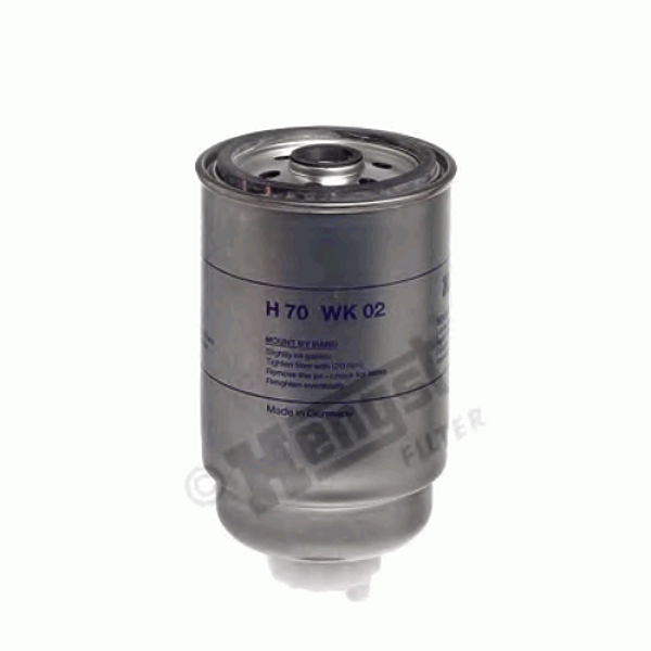 HENGST H70WK02 (0004465121 / 0009936891 / 0060507208) фильтр топл. VW / Audi (Ауди) / Ford (Форд) / Fiat (Фиат) дизель