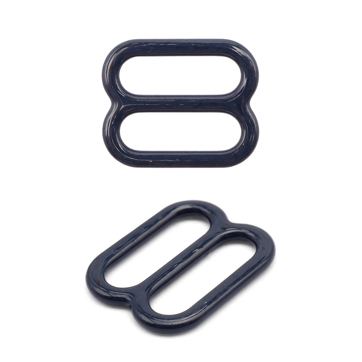 Регуляторы для бретелей 10 мм, 20 шт (металл, эмаль), Айрис (C147 темно-синий)