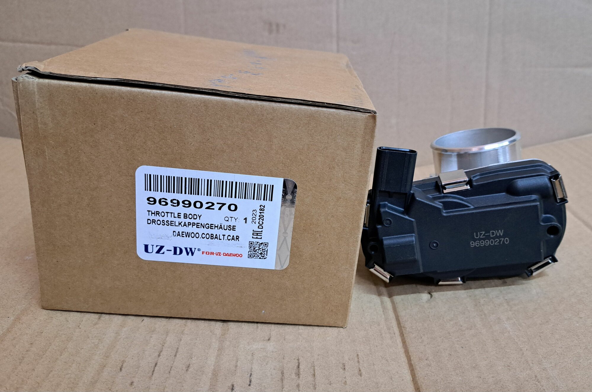 Дроссельная заслонка в сборе Кобальт, Равон R4, Джентра