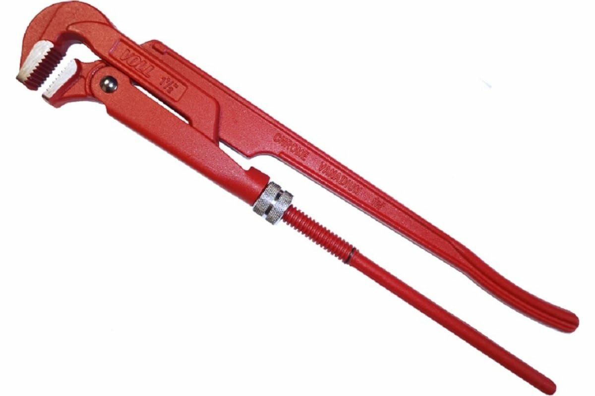 VOLL газовый ключ 90 градусов 1-1/2 дюйма 5.01150 трубопроводный инструмент