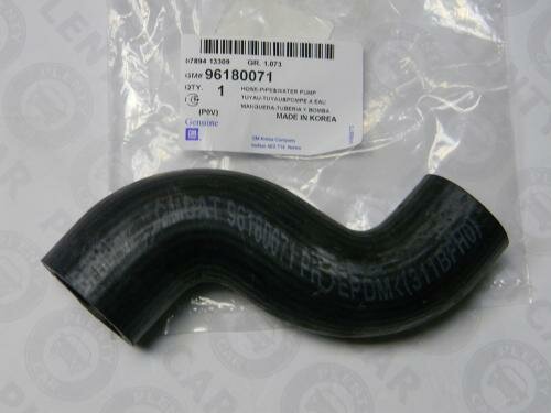 Патрубок радиатора Chevrolet / Daewoo 96180071