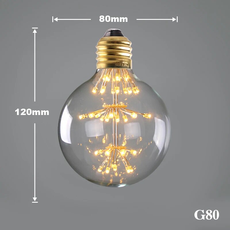 LED лампа Эдисон Genixgreen G80