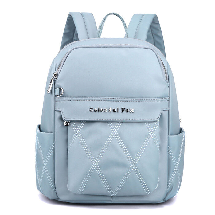 Рюкзак Colorful Fox, женский, нейлон, трехмерный мешок, уличный стиль, голубой