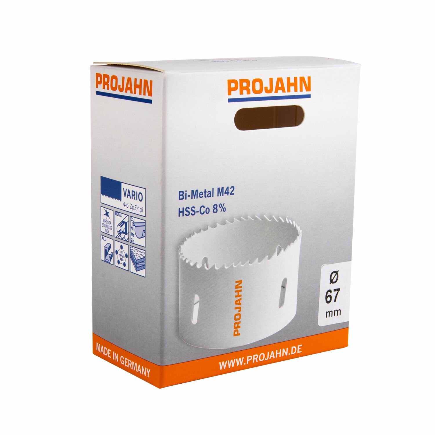 69016 Коронка биметаллическая Vario 16 мм, HSS-Co8 , v.2,