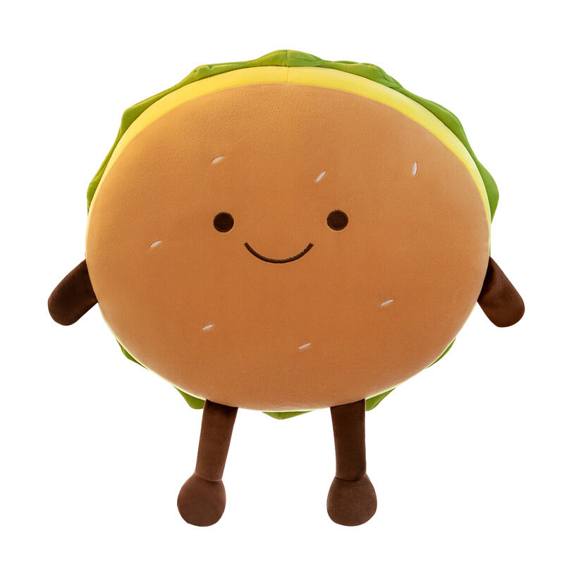 Плюшевая игрушка Burger, наполнение хлопок, для детей, подарок на день рождения