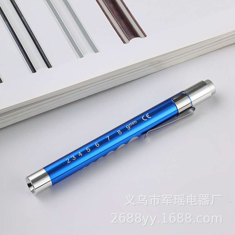 Фонарик-ручка для осмотра ушей и глаз, белый/желтый свет, LED-фонарик для осмотра ротовой полости и зрачков YL ручка