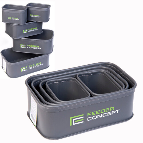 Емкости для прикормки и насадки Feeder Concept EVA 5шт. 02 набор