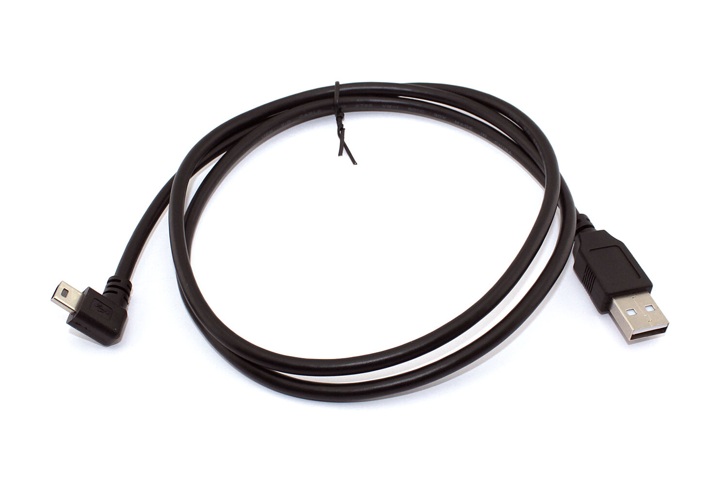 Кабель USB Type A на Mini USB угол вправо 1 м