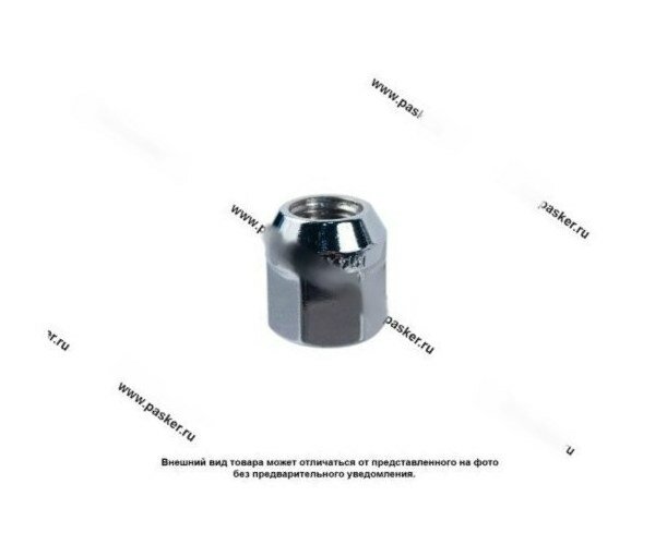 Гайка колесного болта м14х1,5/21 кл 21 конус открытая хром