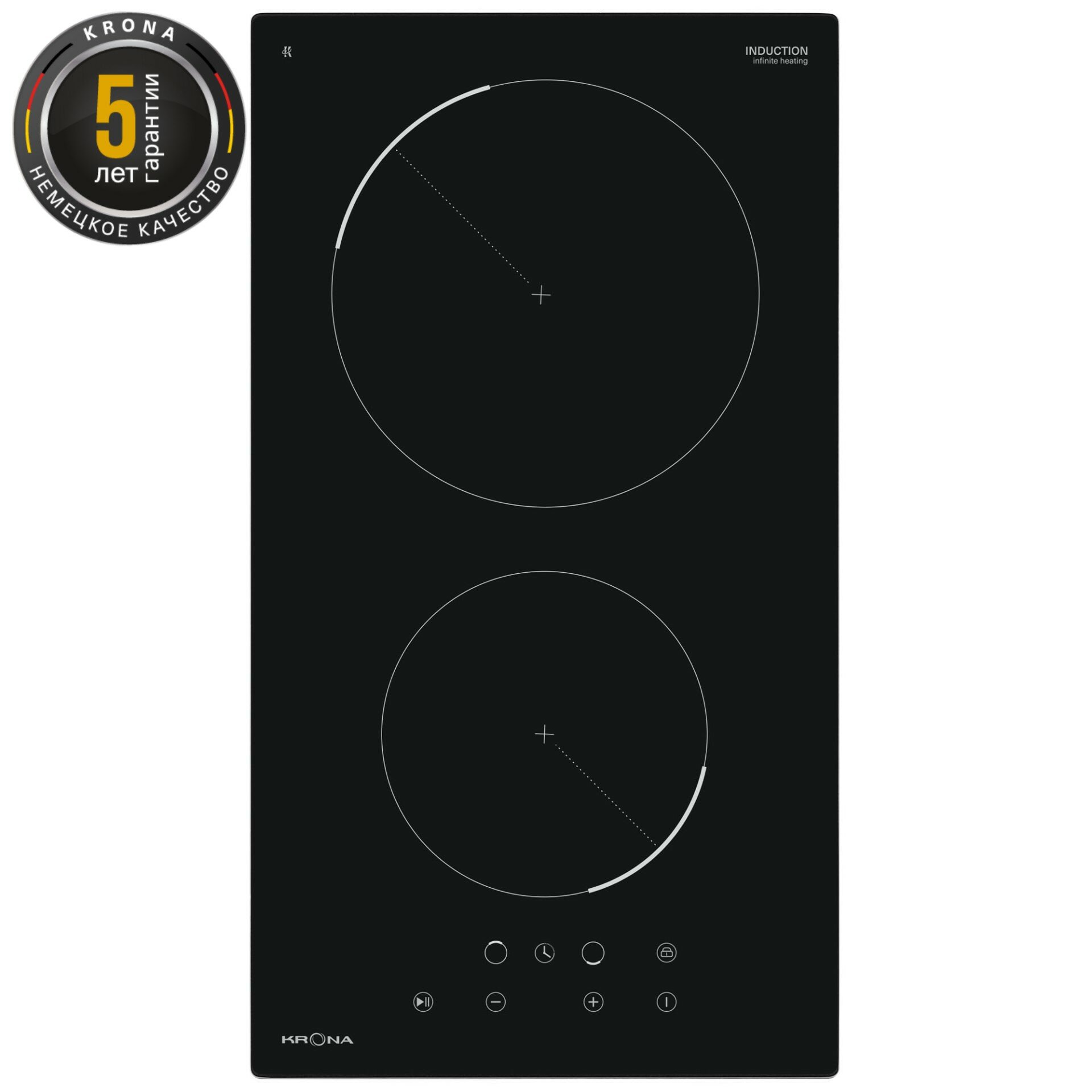 Варочная поверхность индукционная Krona PIASTRA 30 BL, 30 см