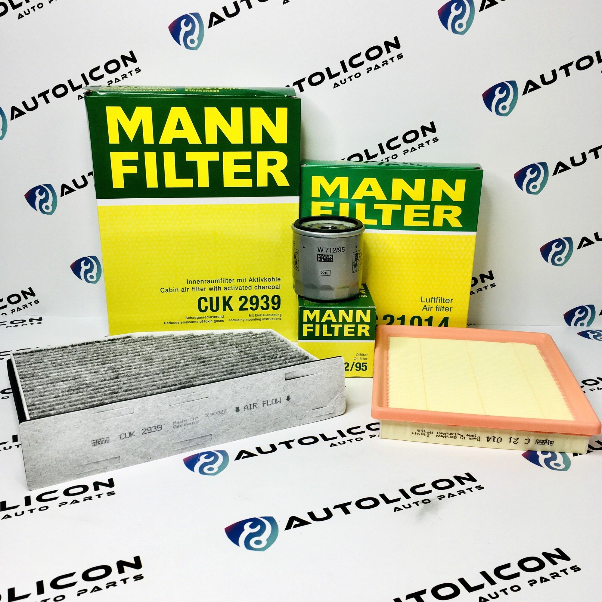 Комплект Volkswagen Jetta 6, Caddy 4, Skoda Yeti 1.6 / MANN-FILTER