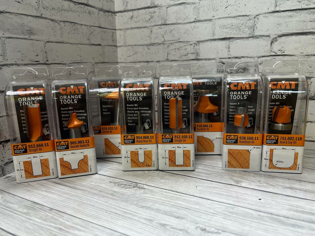 Набор Фрез по дереву CMT Orange Tools