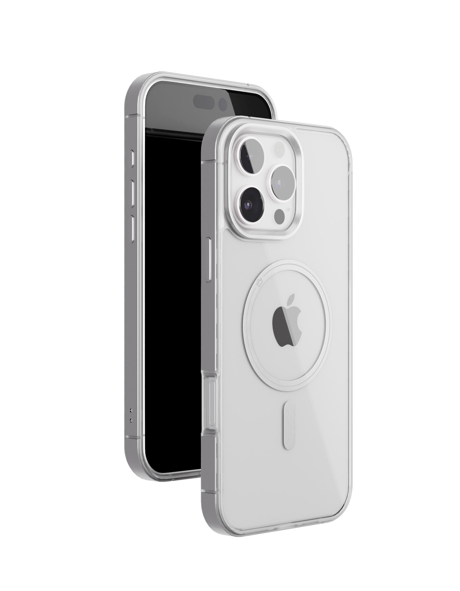 Чехол на iPhone 16 ProMax VLP Element Case, серебристый