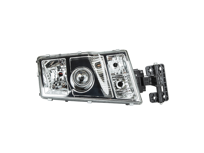 DEPO 773-1125L-LDEMN (210D1661) фара лев. прямоуг / кругл. разъем h7 с эл. корректором без моторчика\