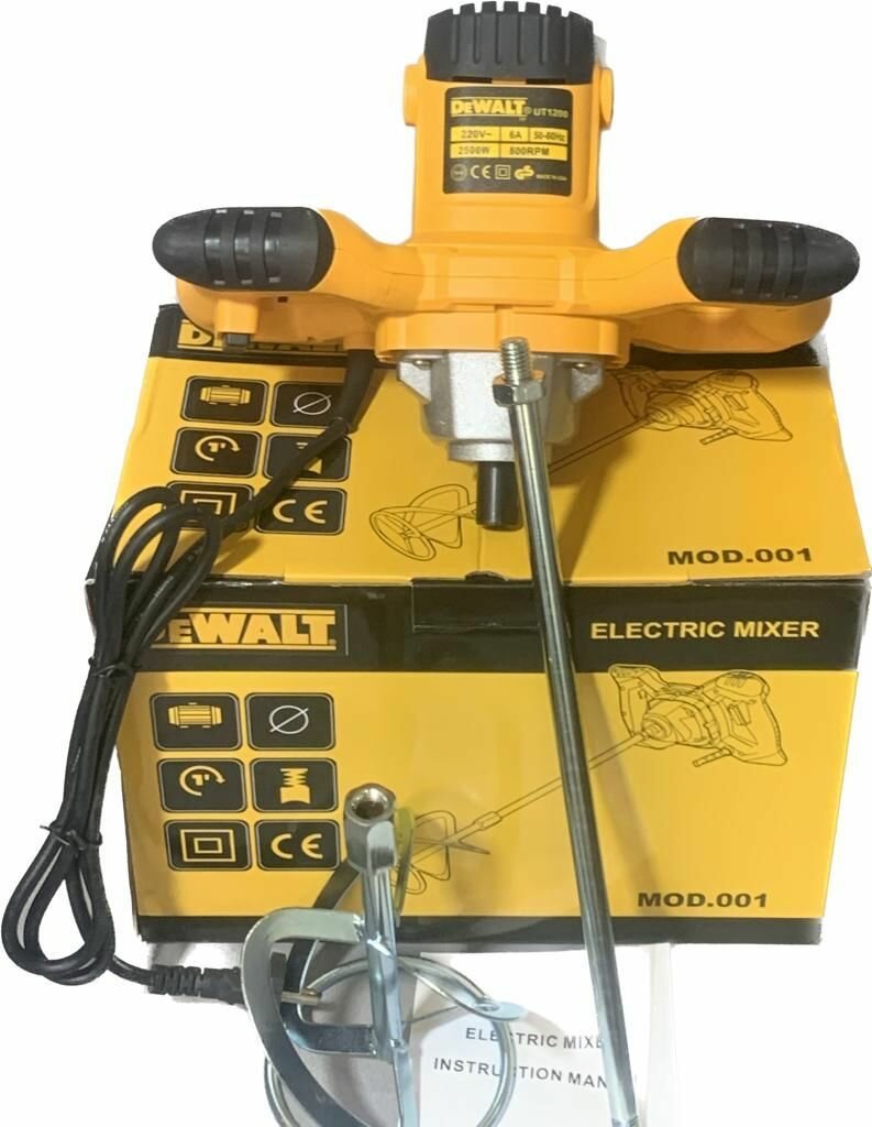 Миксер строительный dewalt 2500