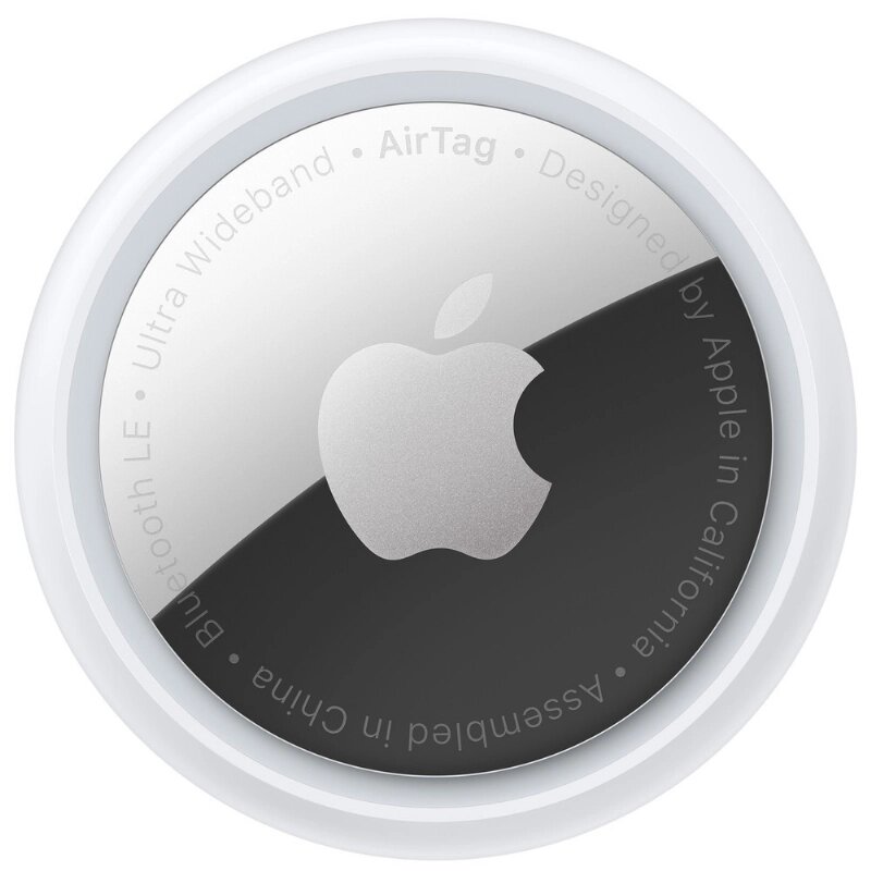 Трекер Apple AirTag белый/ 1 шт. (MX532), Silver, серебристый