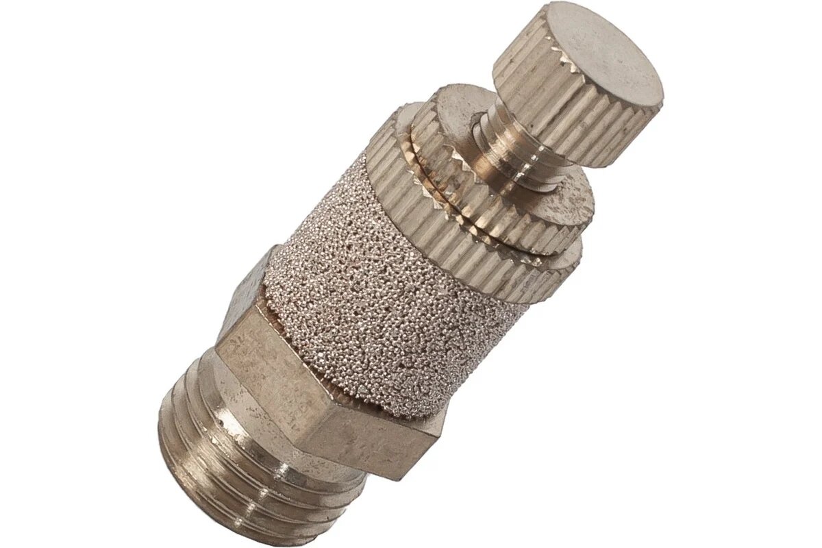 NBPT besl Фитинг-глушитель пневмоглушитель с дросселем 1/4 (02) арт. 58435 для монтажа