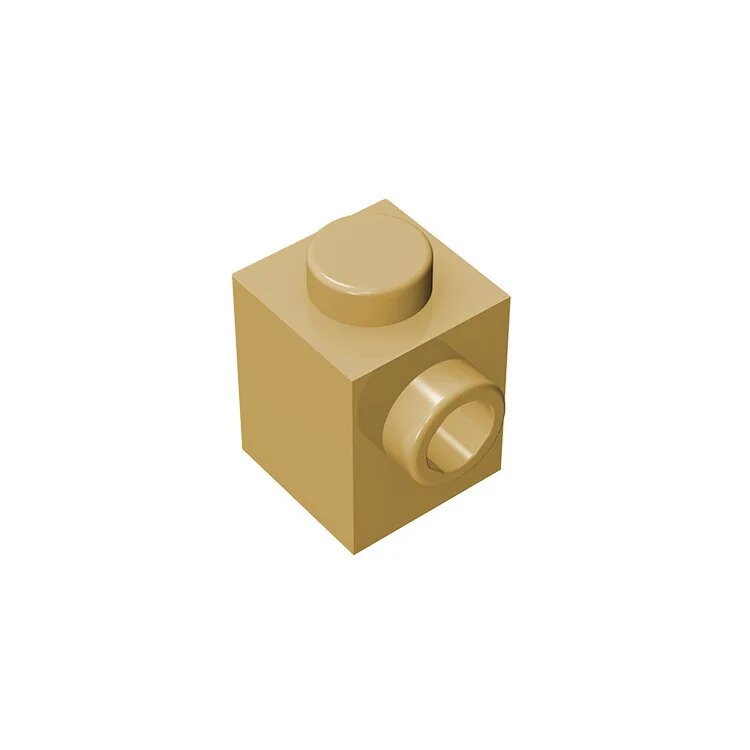 Пластиковый кубик Lego 1x1, Цвет: 031