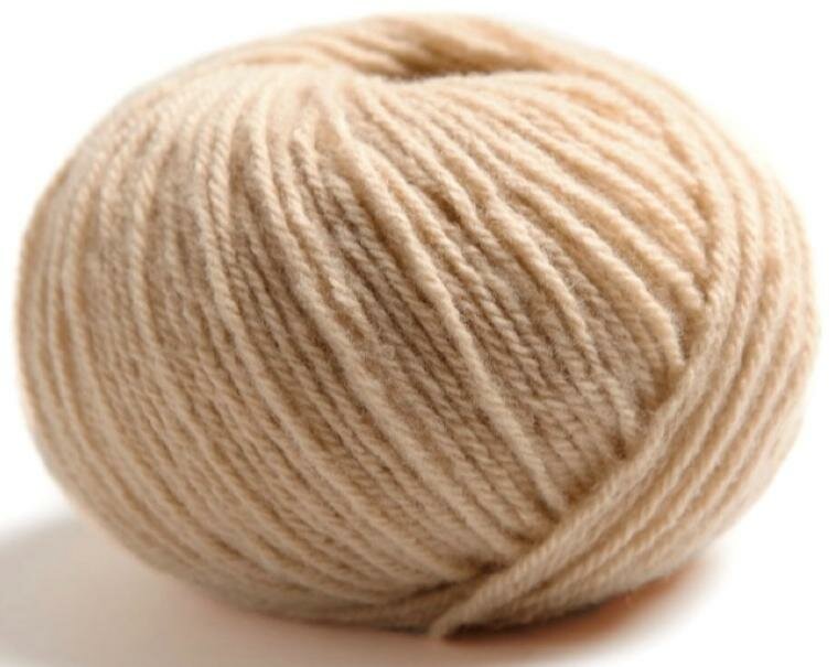 Como /Комо/ пряжа Lamana (100% шерсть мериноса сверхлегкая), 25г/120м (26, creme (кремовый), бежевый)