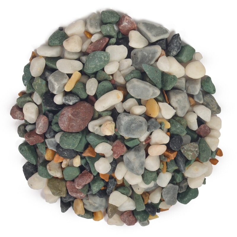 Грунт яшмовый Aqua Ree морской окатанный №1, 4-6 мм, 3 кг