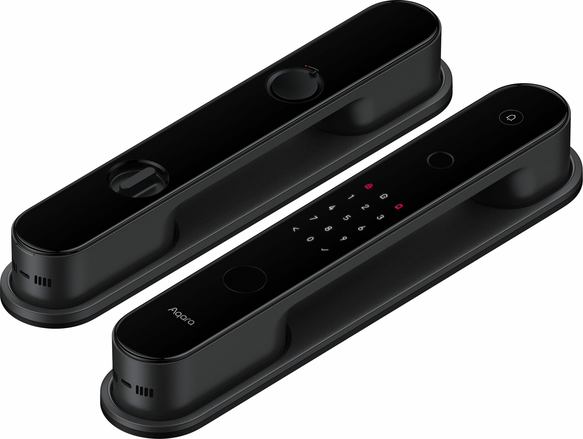 Умный замок Aqara D100 Zigbee врезной разбл. отпеч. паль. 2480mAh черный (ZNMS20LM)