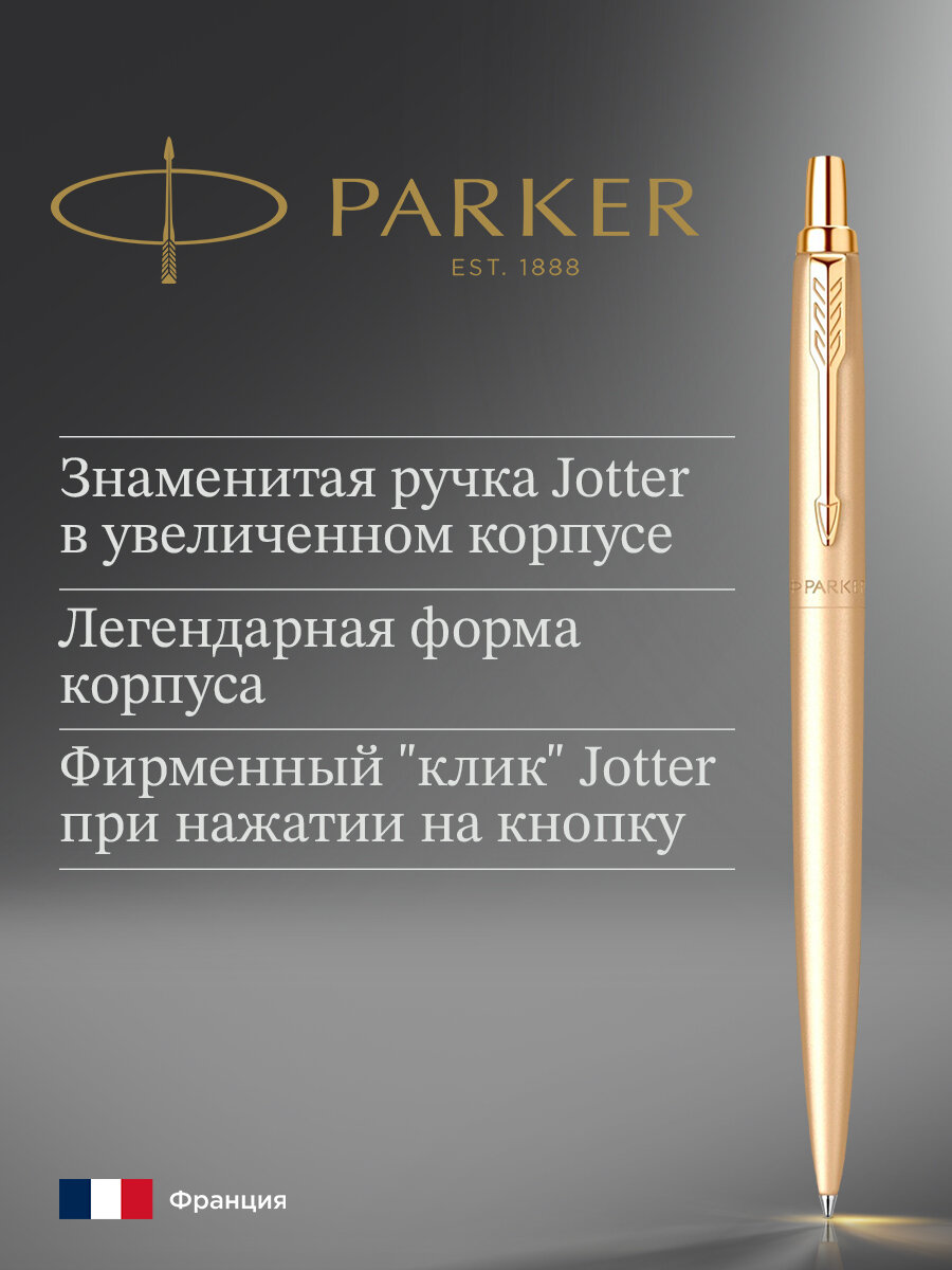 Ручка шариковая Parker Jotter Monochrome XL SE20, цвет чернил синий (cw2122754)