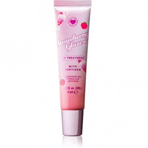 Ухаживающий блеск для губ I Heart Revolution Milkshake Strawberry Glaze Lip Treatment, 15 мл