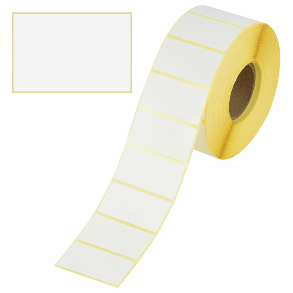 Термоэтикетки ЭКО, 47х26 мм, 2000 этикеток в ролике, 122304, 5 штук, 122304